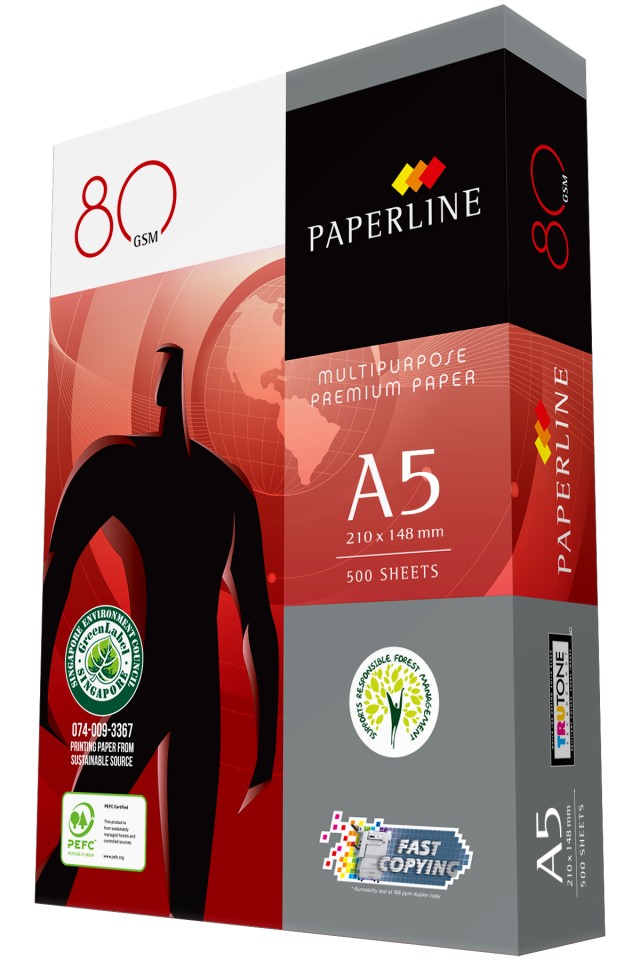 A5 PaperLine Carbon Neutral Copy Paper 80gsm BOX 10 Reams – Office360 nz