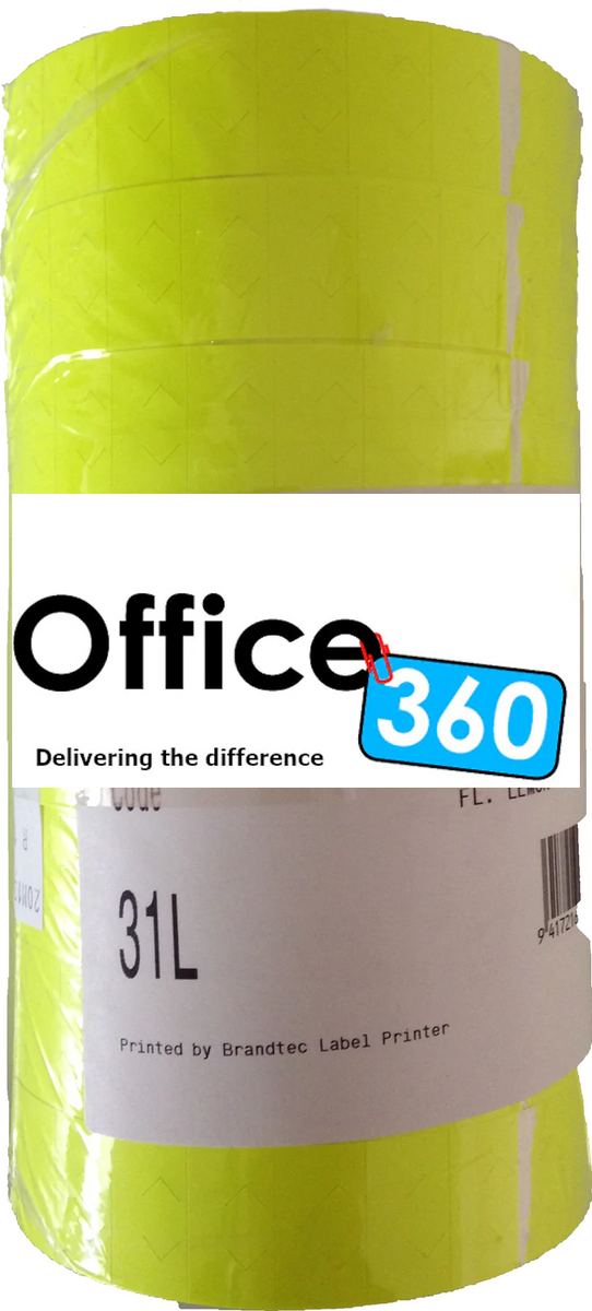 Price Gun Monarch 1131 Price Labels Yellow (20,000 Labels) (includes i ...